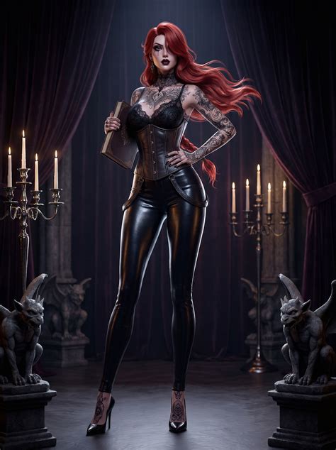 Style Dark Gothic Pin Up Anime Technique Edit E295 By Dimamid2009 On