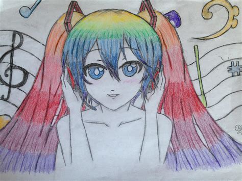 Rainbow Miku By Colourfulart82 On Deviantart