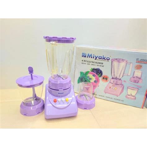 Miyako 4 In 1 Electric Blender Chopper Grinderblender Jug Muddler