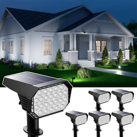 6 Pack Solar Powered Outdoor Spot Lights Review Best Waterproof Lighting