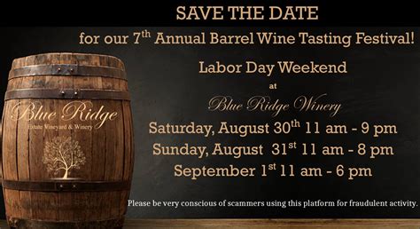 This Coming Weekend Blue Ridge Estate Vineyard And Winery Facebook