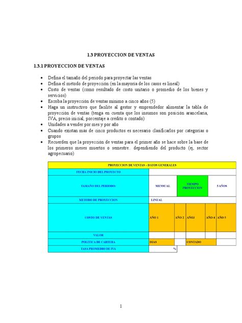 Modulo 5 Proyecciones De Ventas Pdf Marketing Mercado Economía