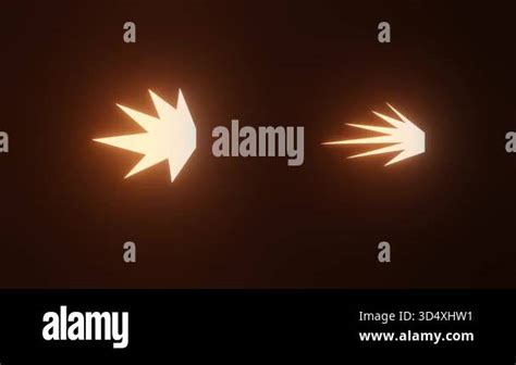 Set Of Simple Muzzle Flash With Black Background Explosion Fireball