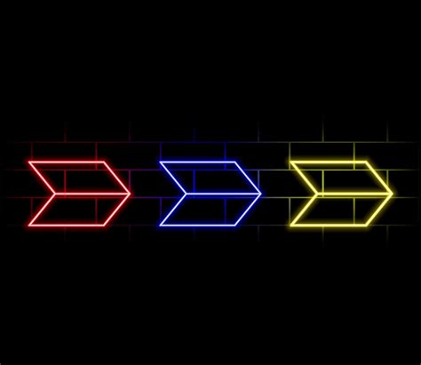 Outline Neon Arrow Growth Icon Glowing Neon Upward Chart Sign Rise