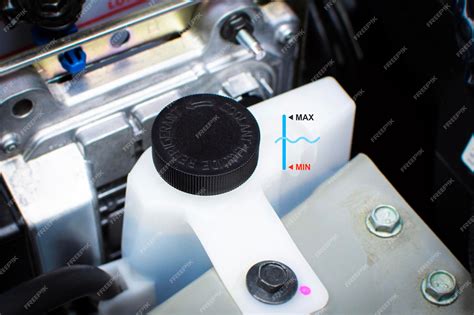 Premium Photo Symbol Showing The Coolant Level In The Car Radiator