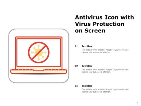 Malware And Antivirus Icon Computer Monitor Ppt Powerpoint Presentation Complete Deck