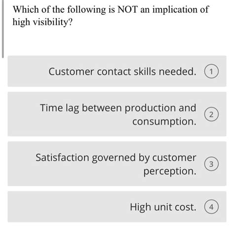 solved which of the following is not an implication of high