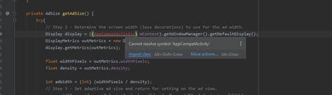 Android Studio Cannot Resolve Method Getwindowmanager In Context
