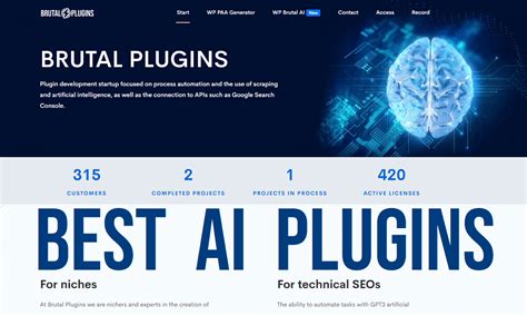Brutal Plugins Wordpress Plugin Development Startup