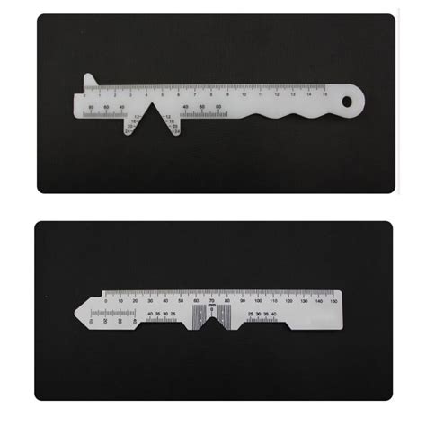 50pcs Plastic Pd Ruler Pupil Distance Ruler Vicedeal