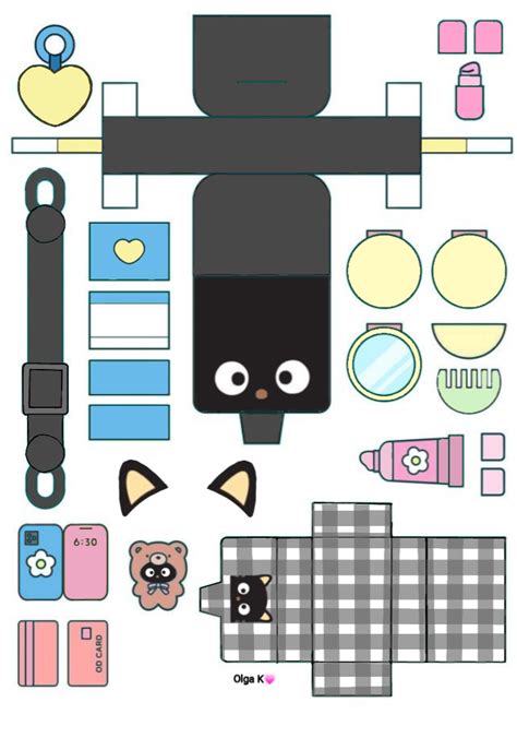 Chococat Bag By Olga K Me 💗💗💗 Custom Paper Dolls Hello Kitty Crafts Free Printable Paper Dolls