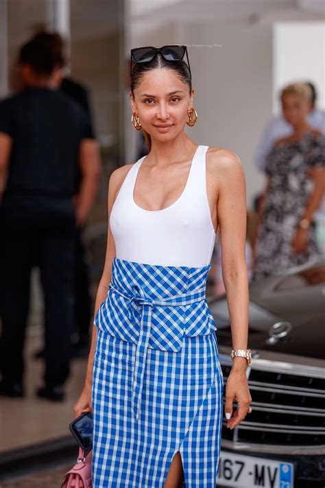 Patricia Gloria Contreras Is Spotted Braless At The Martinez Hotel In