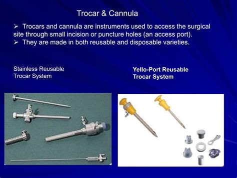 Instruments Used In Laparoscopic Surgerypptx Surgery Medical Health