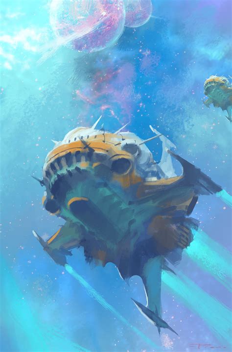 Artstation Concept Art Spaceship