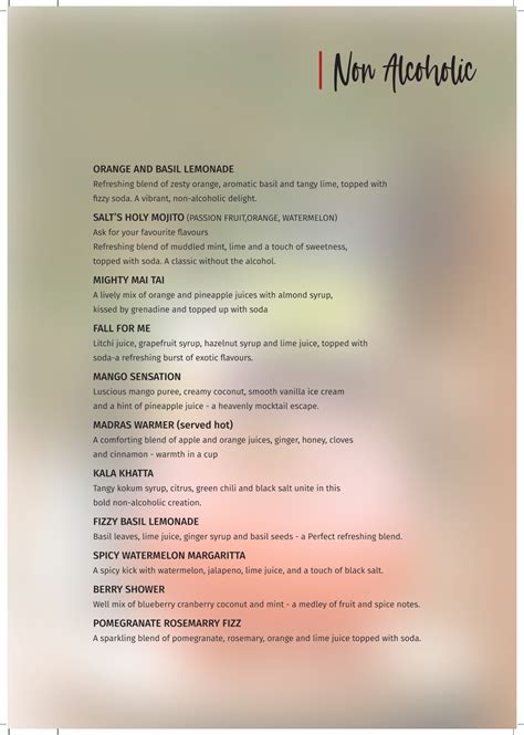 Kalyan Nagar Salt Indian Restaurant