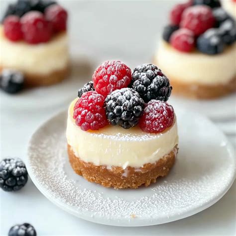Gluten Free Mini Cheesecakes