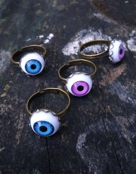 Pink Eye Ring Eye Ring Eye Ring Protective Talisman Evil Eye Boho Ring Bohemian Jewellery