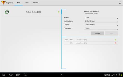 41 Jelly Bean Android System Uid 1000 Root Permission Request