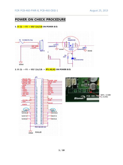 Power On Check Procedure Pdf Electrical Circuits Electrical Engineering