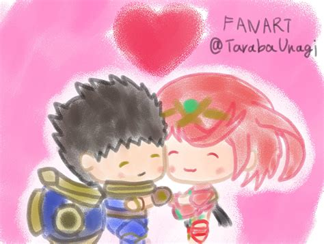 Cute Chibi Rex X Pyra Tarabaunagi Rchurchofpyra