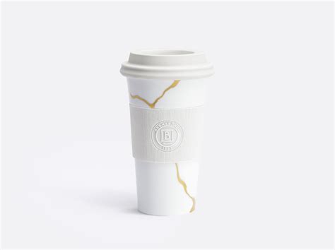 Nomad Mug 16 Oz Kintsugi Kintsugi Sarkis Bernardaud Porcelain