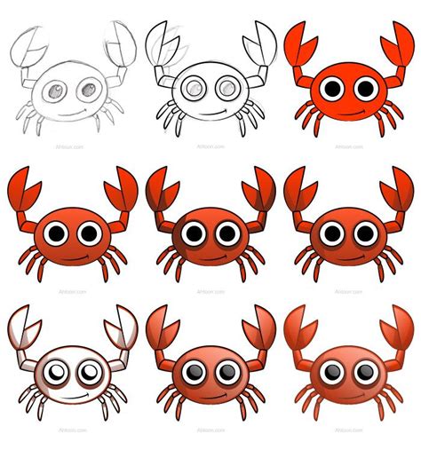 Cartoon Crab Drawing At Explore Collection Of