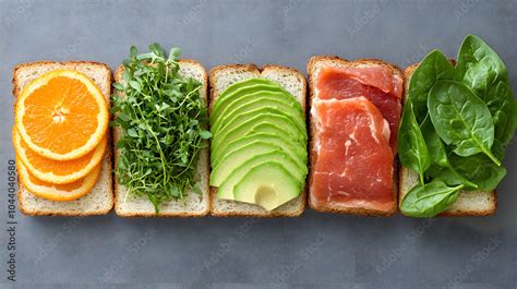 A Visual Representation Of The Six Main Nutrient Groups Using Images