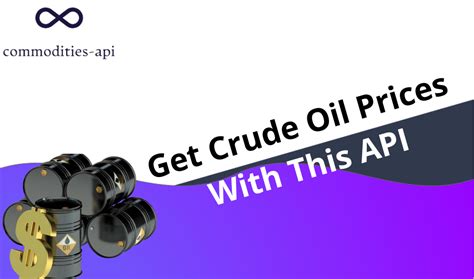 Get Crude Oil Prices With This Api Commodities Api Blog