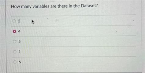 Solved The Following Table Is The Dataset For Examination 1 Chegg Com