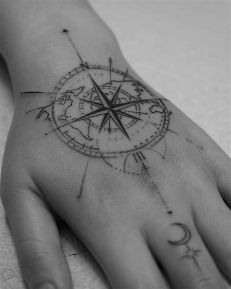35 Creative Compass Tattoos With Meaning Sacred Joanne