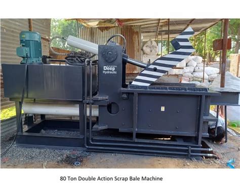 Hydraulic Mild Steel Double Action Scrap Bale Machine At ₹ 750000 In