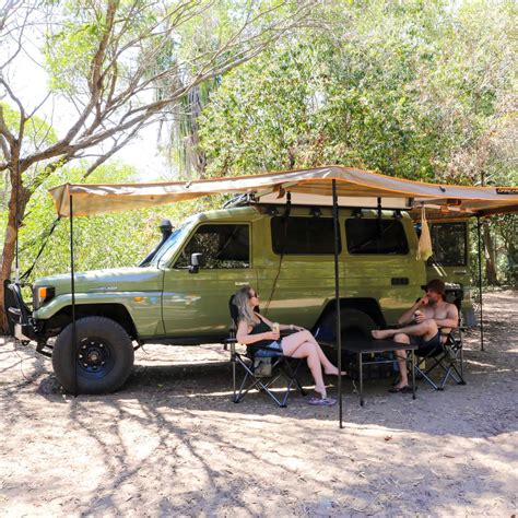 Green Troopy Camping Adventure Car Land Cruiser Minivan Camping