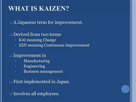 Kaizen Pptx