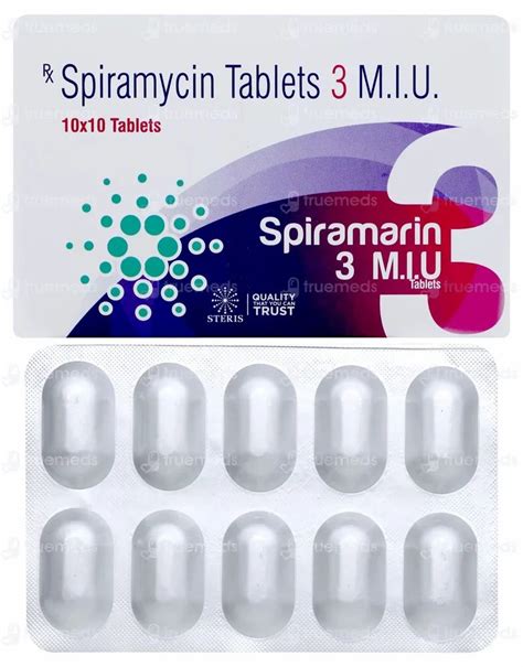 Spiramarin Spiramycin 3 Miu Tablets At ₹ 690 Strip Spiramycin Tablets