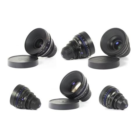 Carl Zeiss Cp2 Compact Primes 25 50 85mm Used