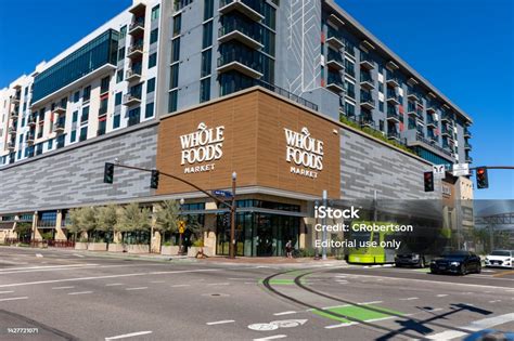 Whole Foods Market Supermarket Store Exterior And Logo In Tempe Az