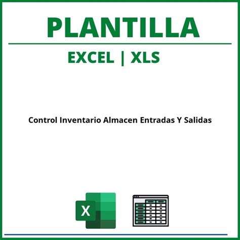 Plantilla Entradas Y Salidas Excel
