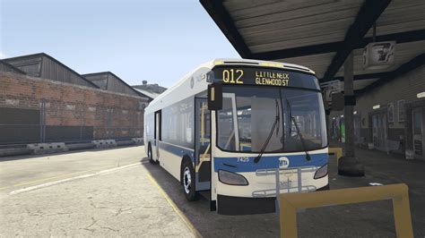 Mta Nyct New Flyer Xd40 Livery Blue Stripe Livery Gta5