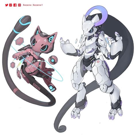 Marcus Hii On Instagram Mewcha And Mewcha Mk2 Pokemon Mew Mewtwo