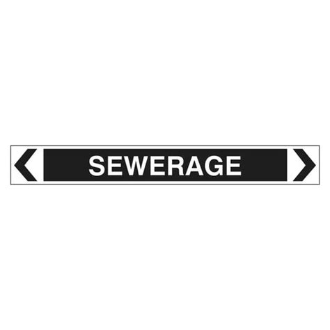 Pipe Marker Sewer Premium Nameplates