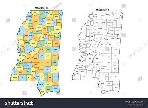 Mississippi County Map With Roads
