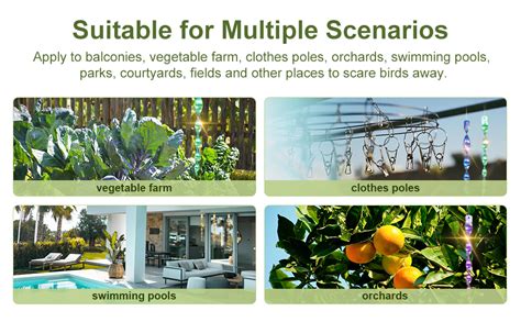 Offo Bird Deterrent Scarer Rods 11 5 Inches 15 Pcs