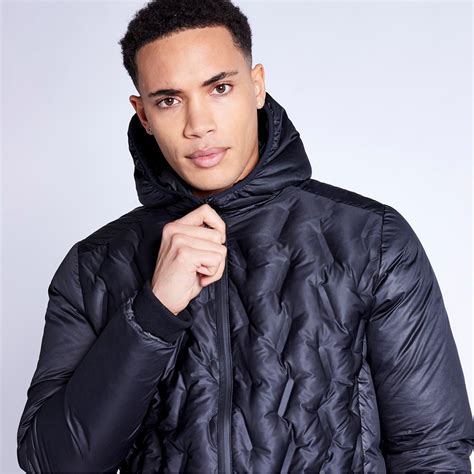 11 Degrees Nitro Water Resistant Puffer Jacket Black