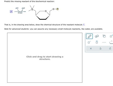 solved predict the missing reactant of this biochemical