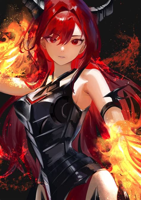 Promethean Princess Bestower Of Flames Yu Gi Oh Drawn By Asaki Asaki Vision Danbooru