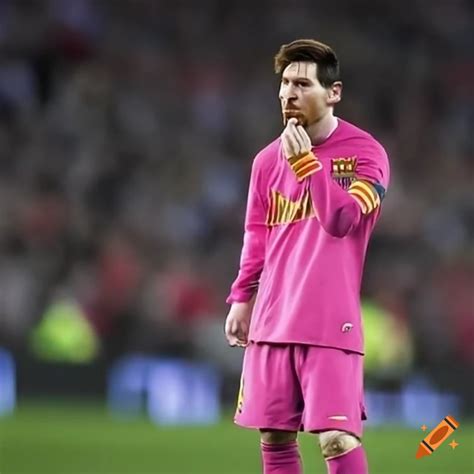 Messi Wearing Pink Dresses