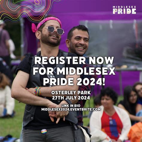 Middlesex Pride You Can Now Register Your Ticket For