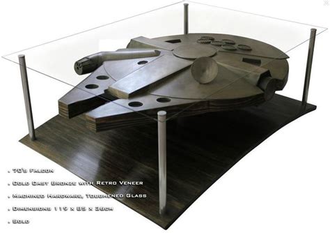 Star Wars Une Table Basse Faucon Millenium Irrésistible