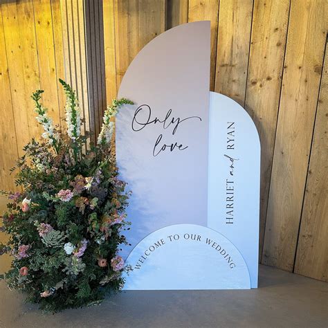 Only Love Extra Large Wedding Welcome Sign Installation Wedding Lux