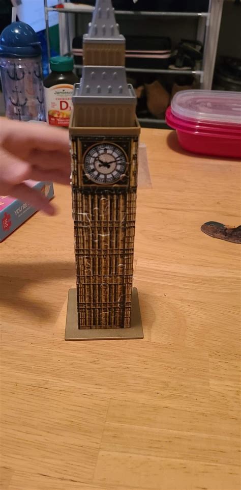 Mini Big Ben 3d Puzzle Just Took Me 35 Or 40 Mins Ravensburger